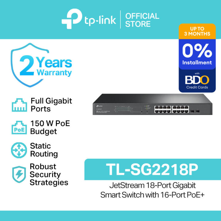 TP-Link Official Store | TL-SG2218P | 10/100/1000 Mbps 18-Port ...