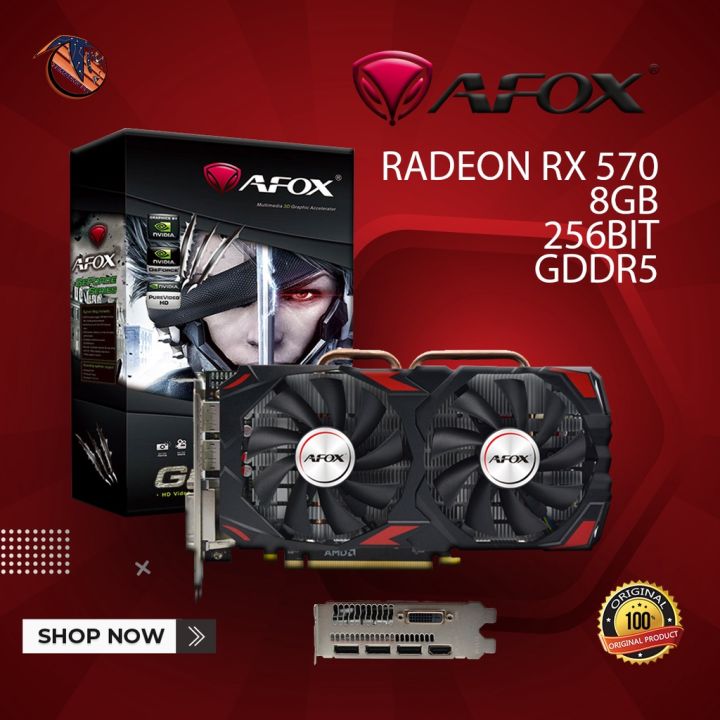 COD Rx 570 8gb 256bit Gddr5 Afox Bnew Tray Type | Lazada PH