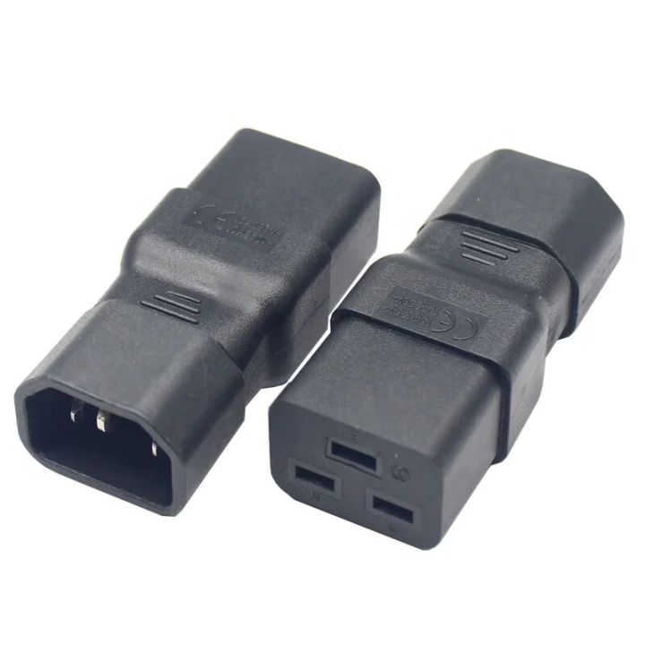 IEC 320 C19 to C14 AC Power Adapter Plug, Connect C20 To C13 Power Male To Female Converter 10A ...