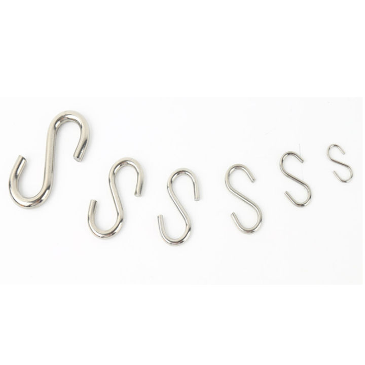 2pcs S Shape Hook Heavy Duty 304 stainless steel Hook Rigging Wire ...