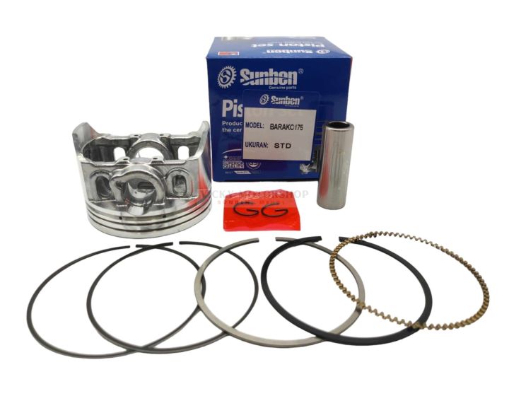 PISTON KIT SET STANDARD FOR WAVE125 WAVE100 SMASH SHOGUN TC125 LIFAN110 ...