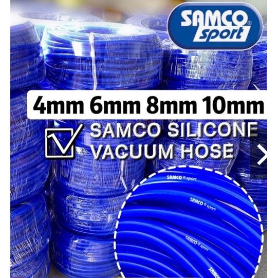 SAMCO Silicone Vacuum Hose Tube Hose Vacuum Hose Fuel Hose Oil Hose 4MM 6MM 8 MM (1meter) | Lazada