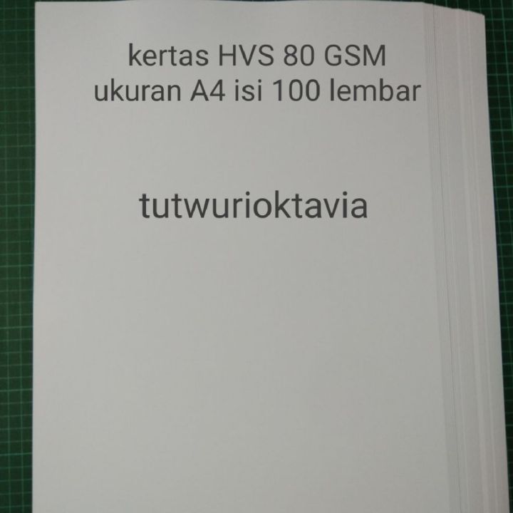 kertas HVS 80 GSM kertas print fotocopy A4 isi 100 lembar | Lazada Indonesia