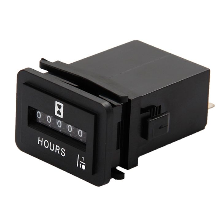 HM001 AC110-250V Timer Mechanical Hour Meter Hourmeter for Engine ...