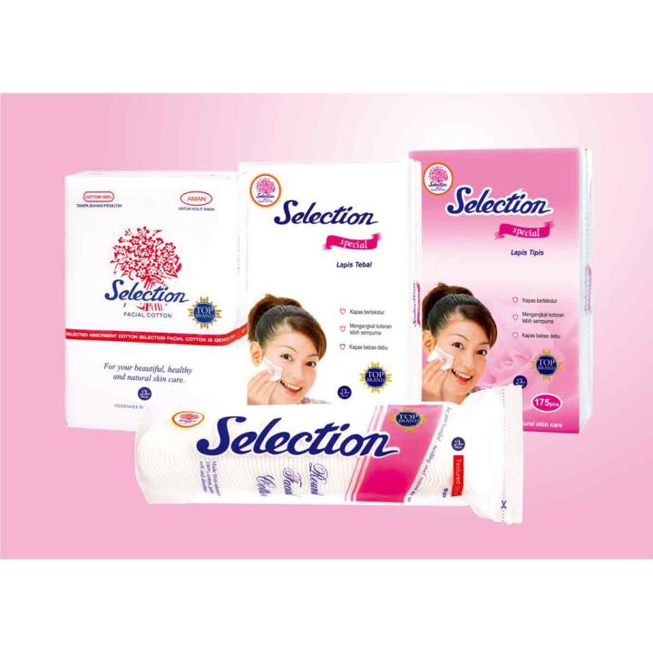 Selection Kapas Facial Cotton Round Kapas Tipis / Kapas Bulat / Kapas ...