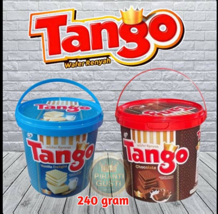 Wafer tango jar 240 gram rasa vannila dan cokelat | Lazada Indonesia