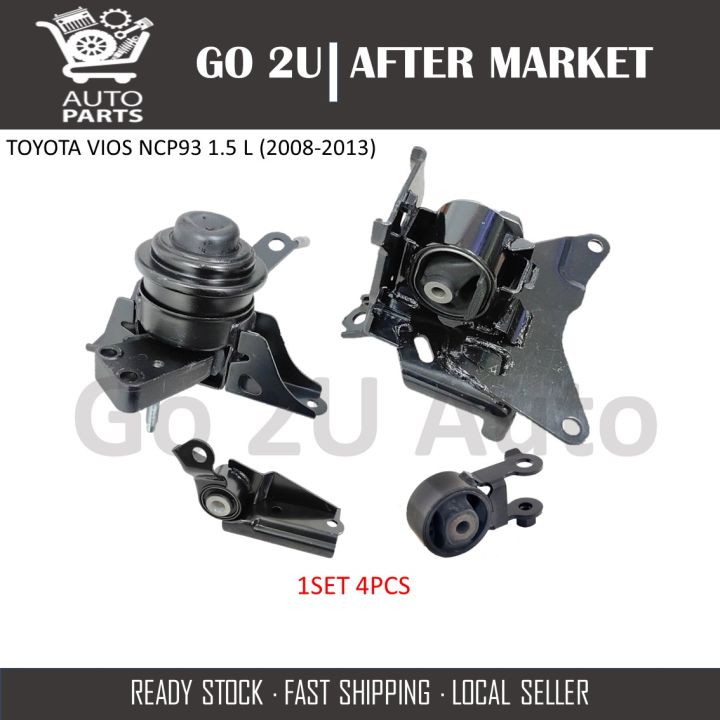 ENGINE MOUNTING 1SET 4PCS !!! TOYOTA VIOS NCP93 AUTO (2008-2013) { Go2U ...