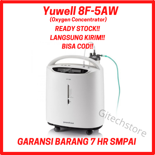 Yuwell 8F-5AW Nebulator Yu500 Yu300 Oxygen Concentrator Tabung Oxygen Mesin Oxygen | Lazada ...
