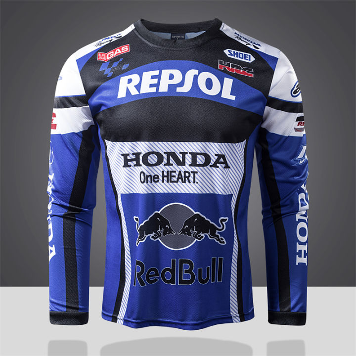 honda Motor shirt long sleeve for men Cycling bike jersey bikers Motorcycle full set 27114 ...