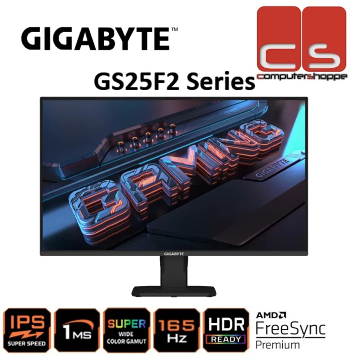 Gigabyte G24F / GS25F2 Series FHD 200HZ 1MS FREESYNC HDR SS IPS Gaming ...