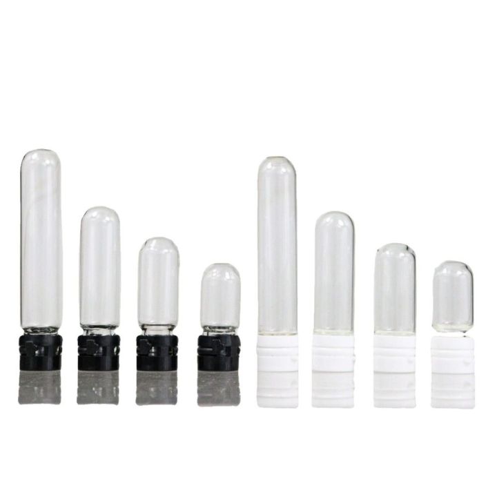 DERACC Small Bulb Sub-bottle Sample Vial with Cap Lotion Essential Oil ...