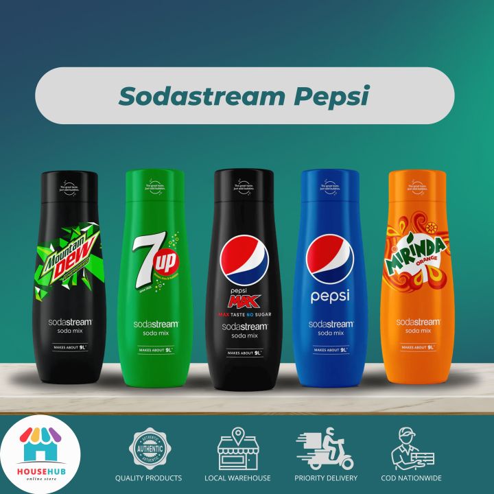 Sodastream Pepsi Soda Mix (440mL) | Lazada PH