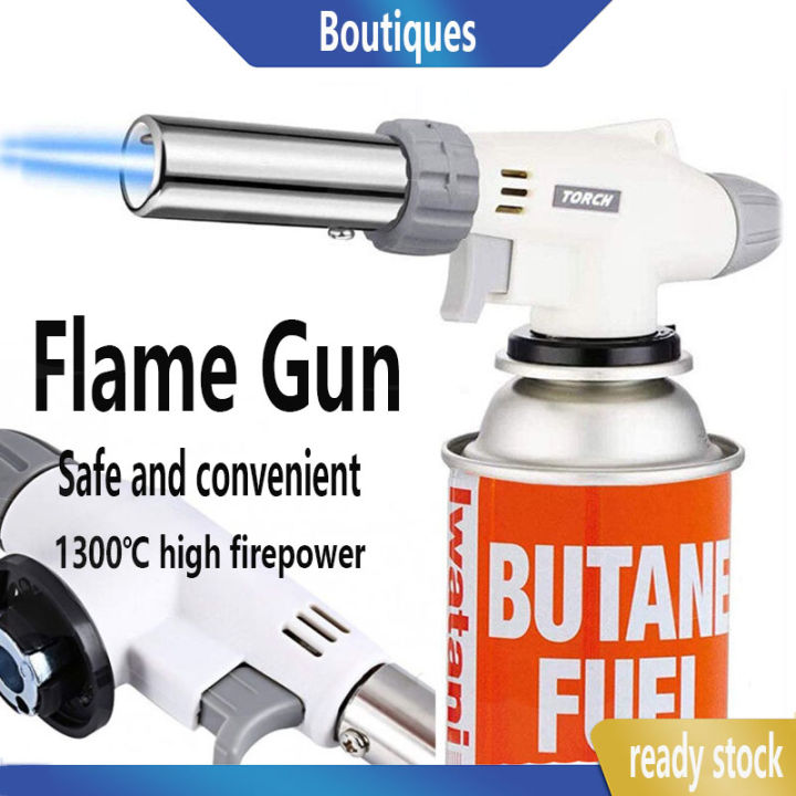 Ready Stock Flaming Gas Torch Gun Butane Burner Welding Flame Gun ...