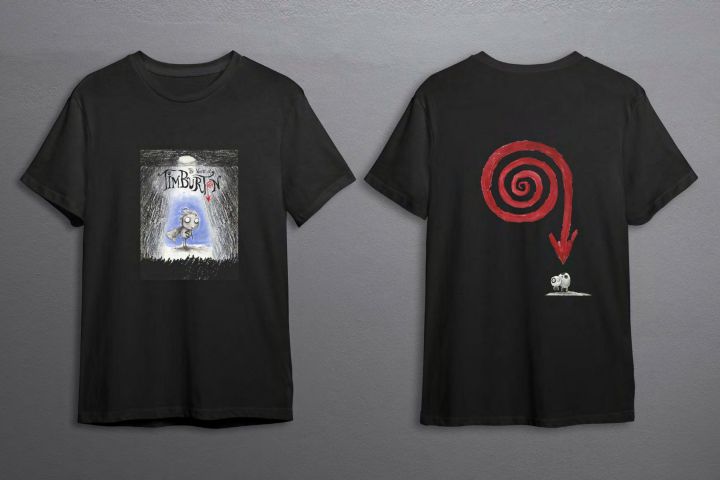 Poster A T-Shirt - The World of Tim Burton Black | Lazada