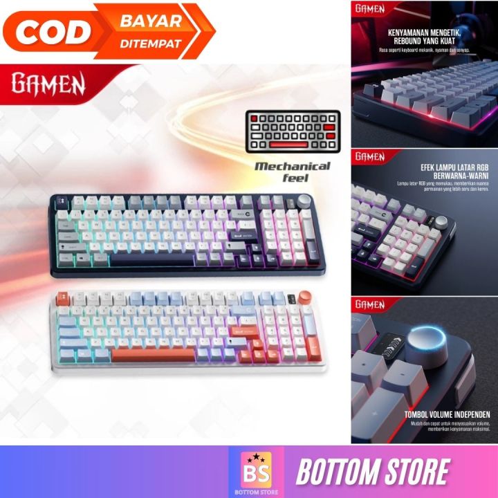 Keyboard Gaming Computer GAMEN GK300 – Layout Lengkap Full Size, Switch ...
