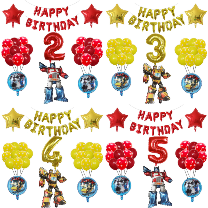 Transformers Bumble Bee Optimus Prime Megatron Birthday Party ...