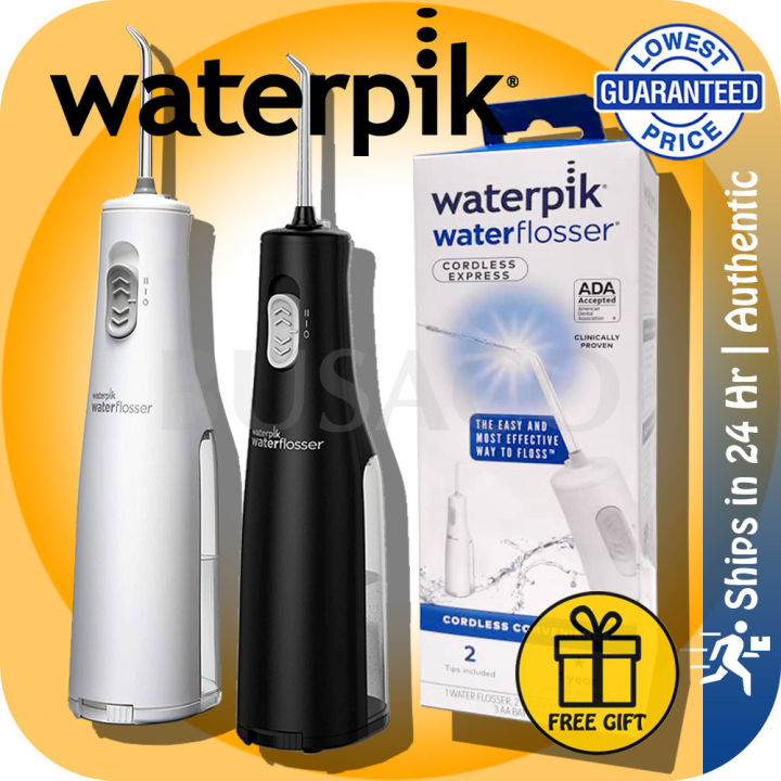 Waterpik WF-02 Cordless Express Water Flosser Oral Irrigator | Battery ...