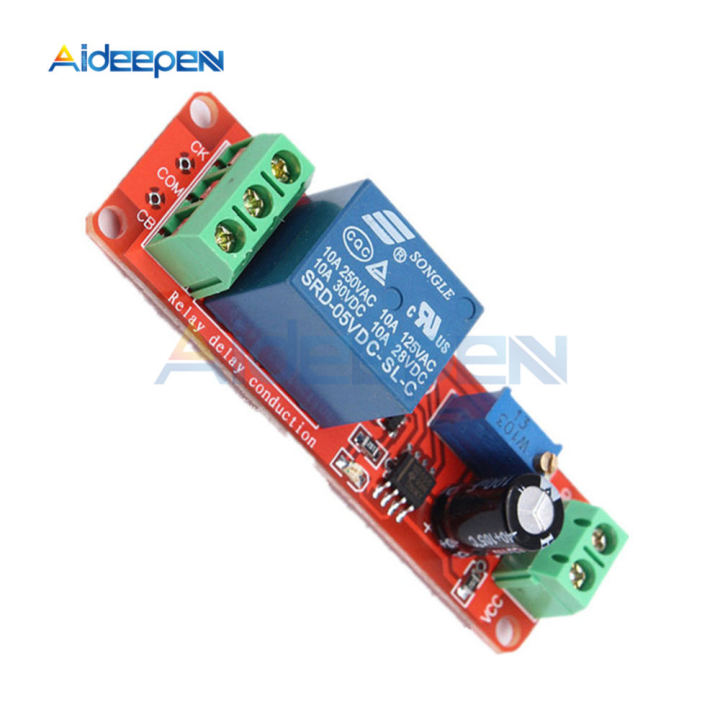 Ne555 Adjustable Module Timer Switch, 5V, Delay Relay Module, Cpu 0-10S ...