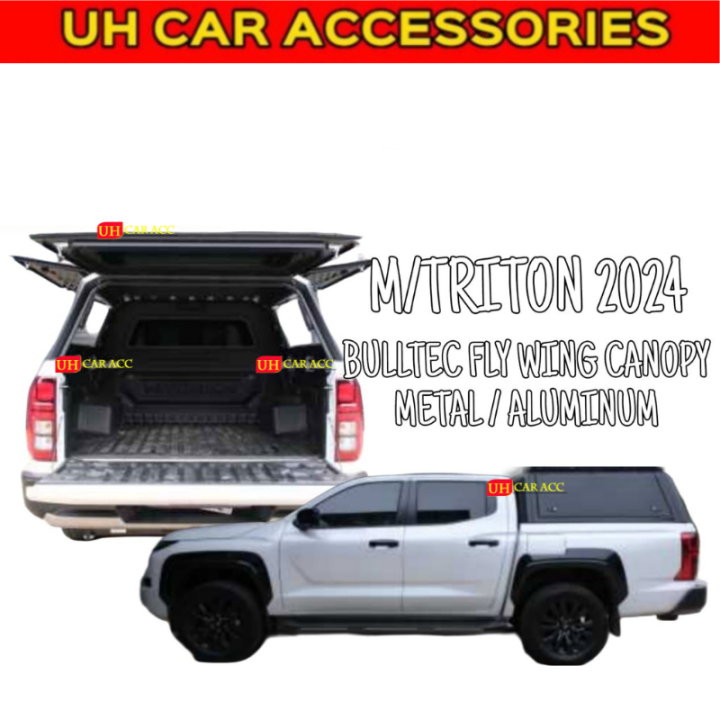 MITSUBISHI TRITON 2024 2025 BULLTEC FLY WING CANOPY ALUMINIUM METAL ...
