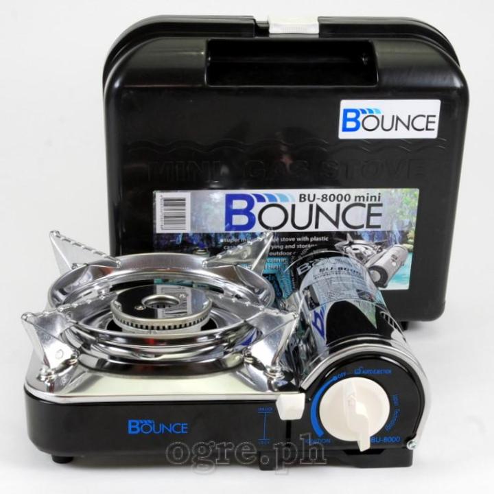 Bounce BU-8000 Mini Portable Butane Gas Stove (Black / Stainless Steel ...