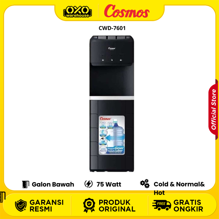 Cosmos Dispenser Galon Bawah 3 Kran CWD-7601 Garansi Resmi Panas Dingin ...