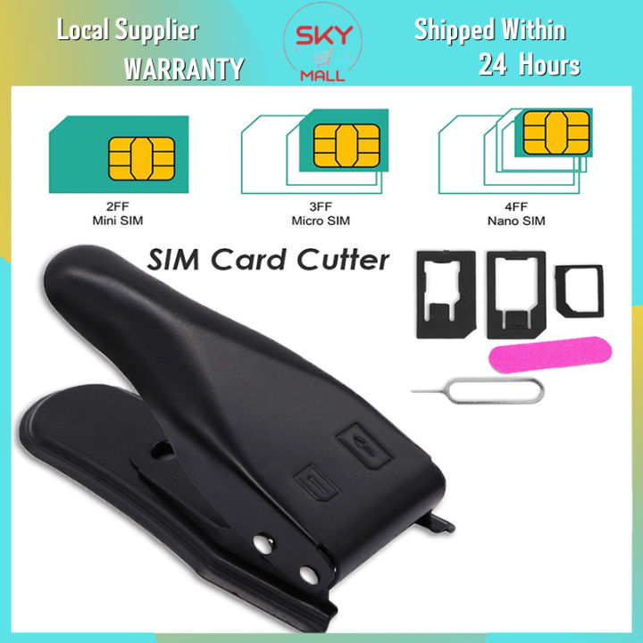 Dual 2 in 1 Nano Micro SIM Card Cutter Mobile Phone Card Adapter ...