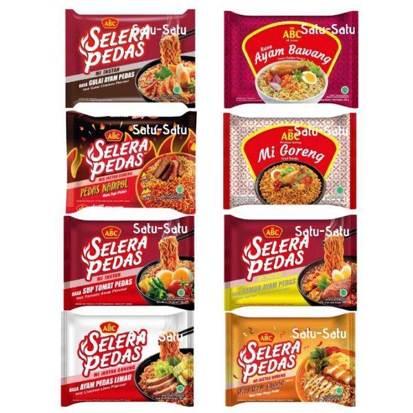 Mie ABC selera pedas 70 gram | Lazada Indonesia