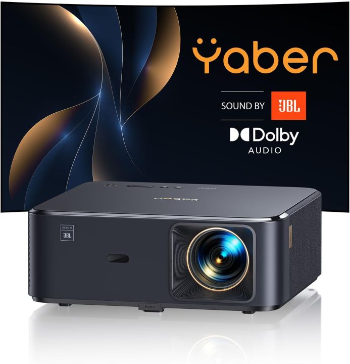 YABER K2s 800 ANSI WiFi 6 Bluetooth Projector Projector 4K with Android ...