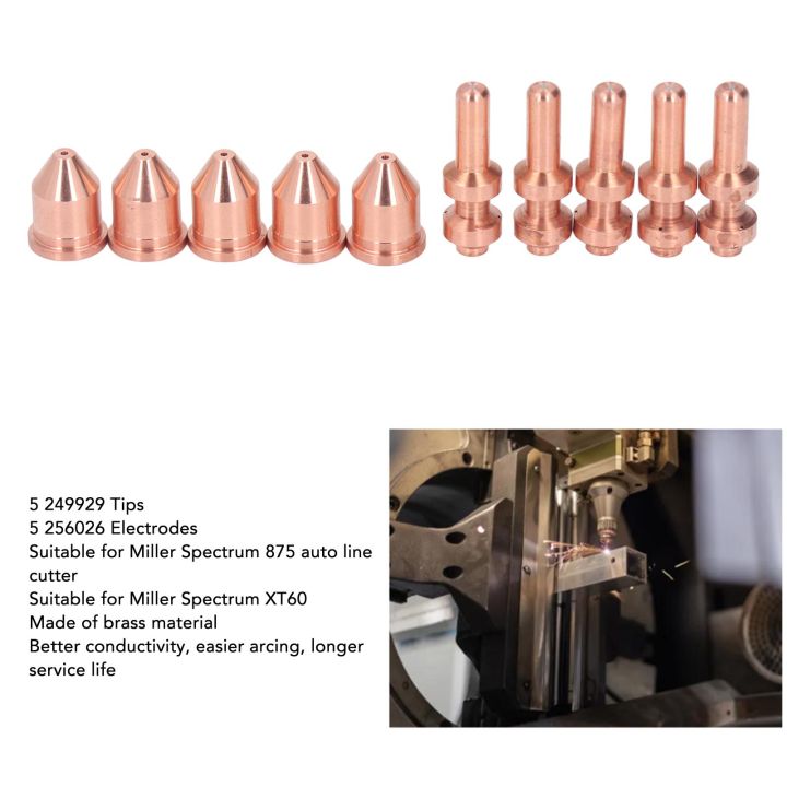 Electrode Tip Kit 256026 249929 Plasma Torch Electrode Good ...
