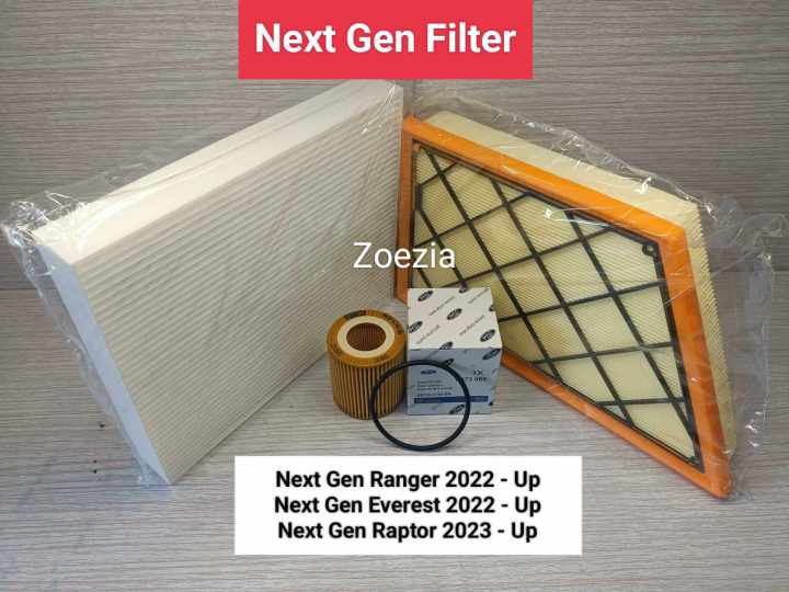 Ford Next Gen Filter Ranger 2022 - Up, Everest 2022 - Up, Raptor 2023 ...