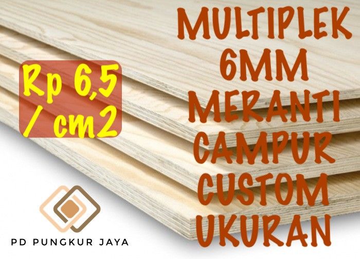 TRIPLEK / MULTIPLEK 6MM MERANTI CAMPUR UKURAN CUSTOM | Lazada Indonesia