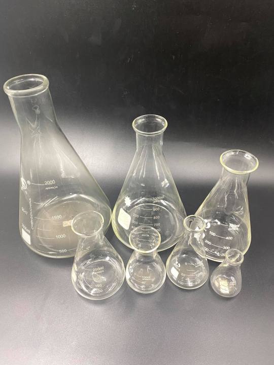 ERLENMEYER FLASK LABORATORY APPARATUS (AVAILABLE IN 2L, 1L, 500ML ...