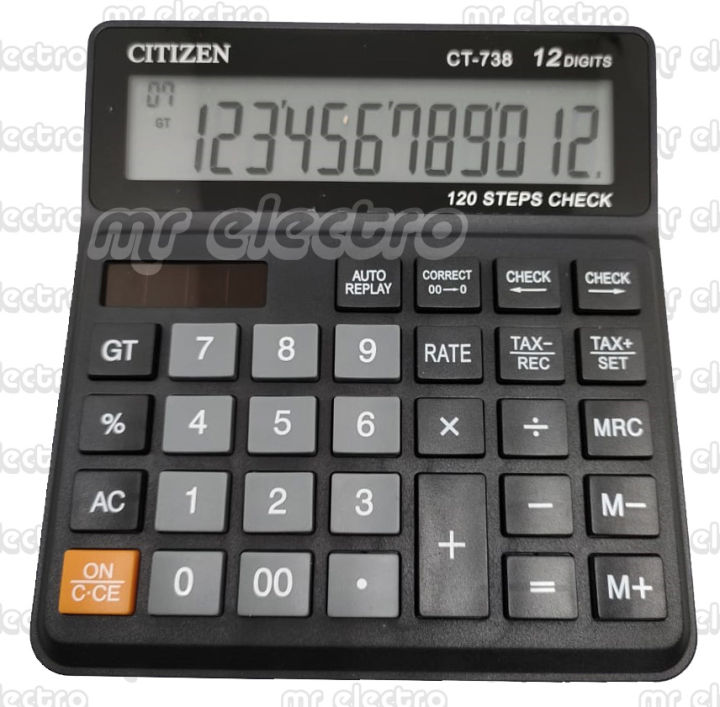 calculator - kalkulator dagang 12 digit 738 | Lazada Indonesia