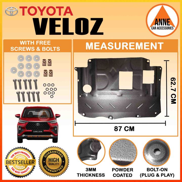 Car Skid Plate for Toyota Wigo 2013 2014 2015 2016 2017 2018 2019 2020 ...