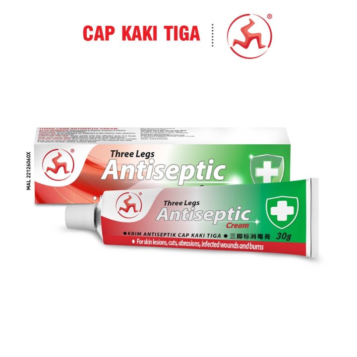 Three Legs Antiseptic Cream 30g | Lazada