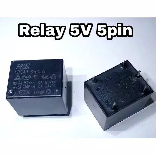Relay HKE 5Volt 5Pin Hitam - Rangkaian Variasi Lampu 5 v 5 pin | Lazada ...