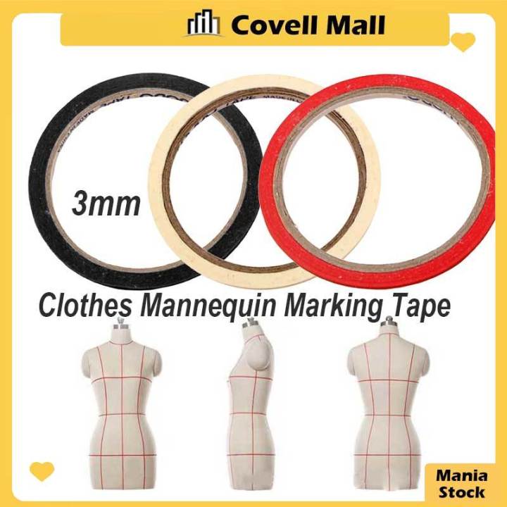 3mmx20m Self-Adhesive Draping Tape Marking Line Hand-tearable Paper ...