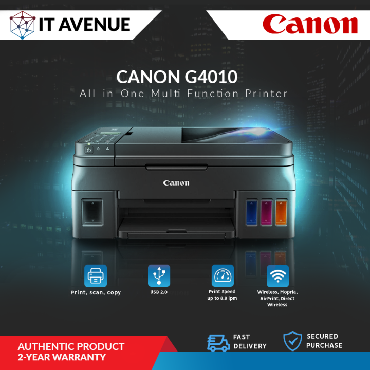Canon G4010 Refillable Ink Tank System Multifunction Printer | Lazada PH