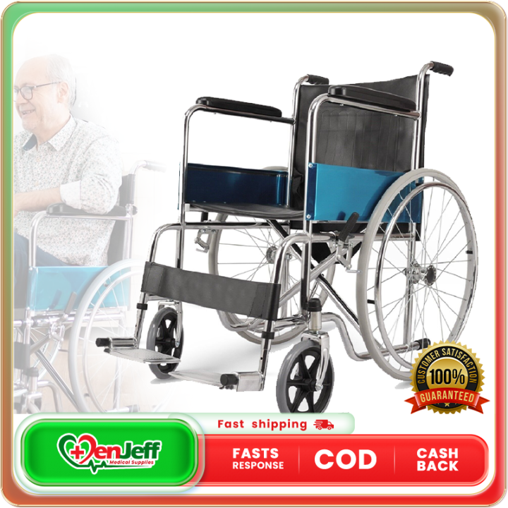 Standard Wheelchair Chrome Type Heavy Duty Foldable Wheelchair for ...