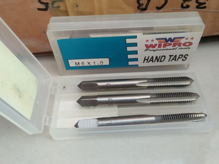 Wipro Hand Tap M6 x 1 mata tap set M6 x 1,0 isi 3 pcs | Lazada Indonesia