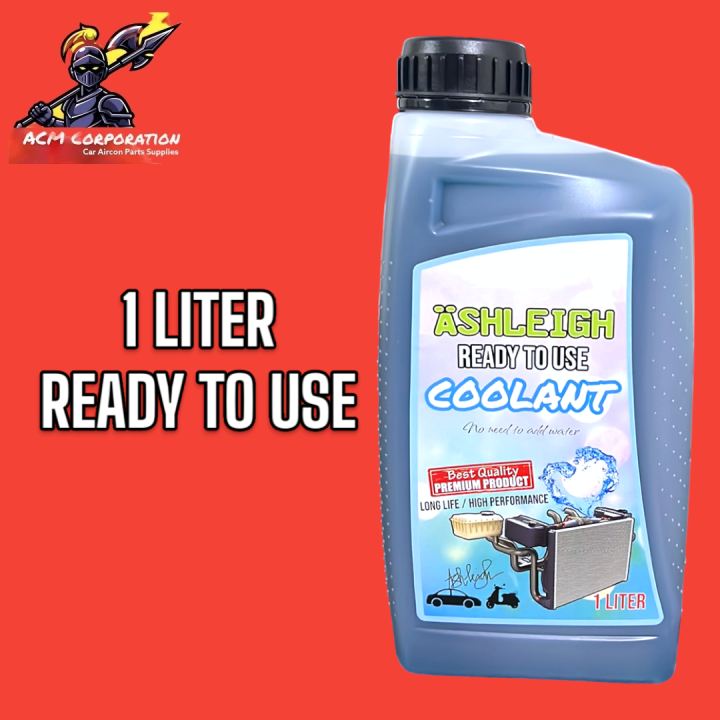 Coolant ready to use 1Liter Blue antifreeze | Lazada PH