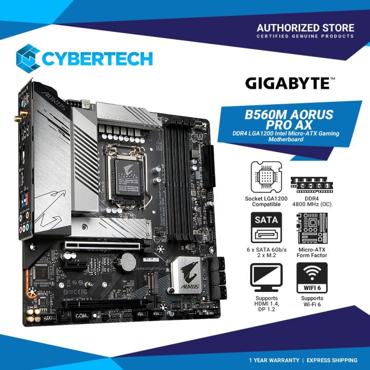 Gigabyte B560M Aorus PRO AX Motherboard | Lazada PH