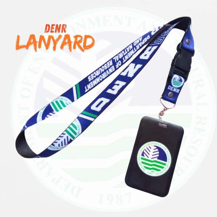 New DENR Id lace Lanyard Id Holder Name Tags | Lazada PH