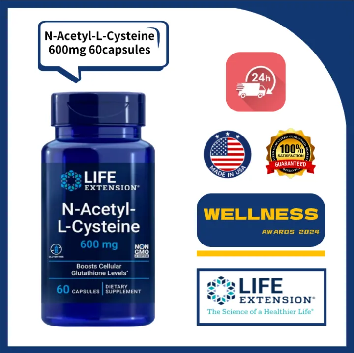 in stock American Life Extension N acetylcysteine NAC N-Acetyl-L ...
