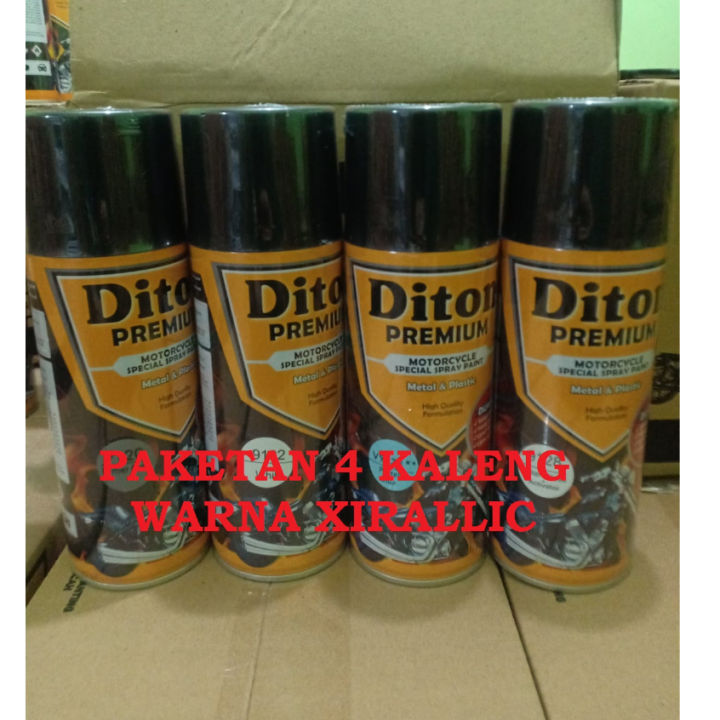 Paket Pilox Diton Premium Warna Xirallic Paketan 4 Kaleng Pilok Warna ...