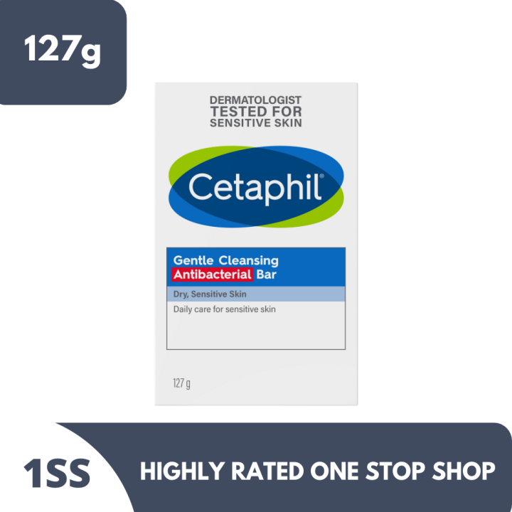 Cetaphil Gentle Cleansing Antibacterial Bar 127g Lazada Ph