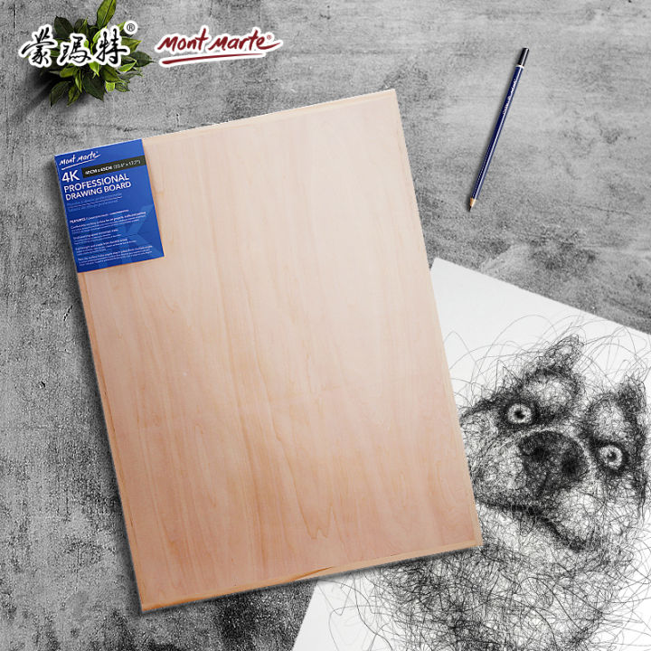 Montmarte basswood 4k sketch board 45*60cm art sketch board solid wood ...
