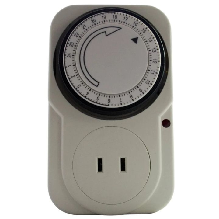 24 Hours Mechanical Electrical Plug Program Timer Switch Energy Saver ...