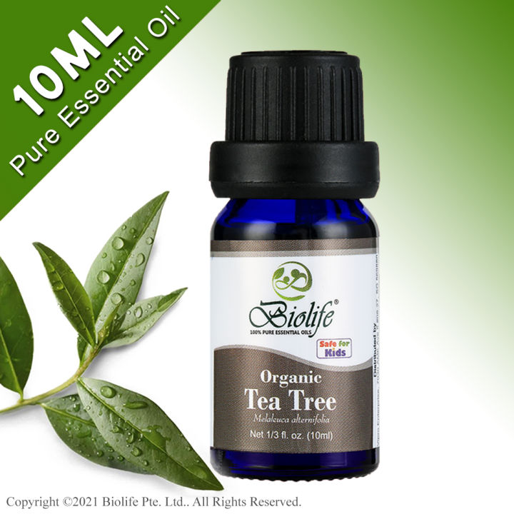 Biolife Organic Tea Tree, 100% Pure Aromatherapy Natural Organic ...
