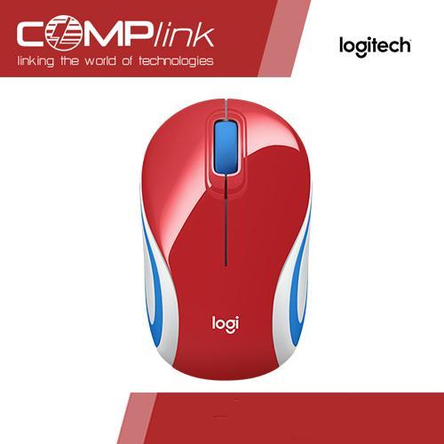 LOGITECH M187 Red Wireless Mini Mouse | Lazada PH